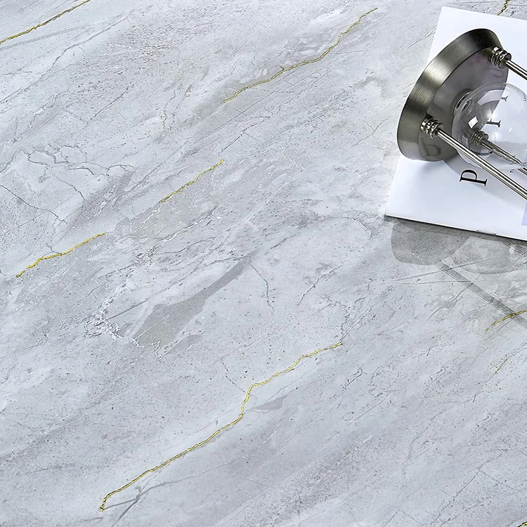 Grey Gold Glossy Full-body Marble Floor 750x1500mm Premium Big Size ...