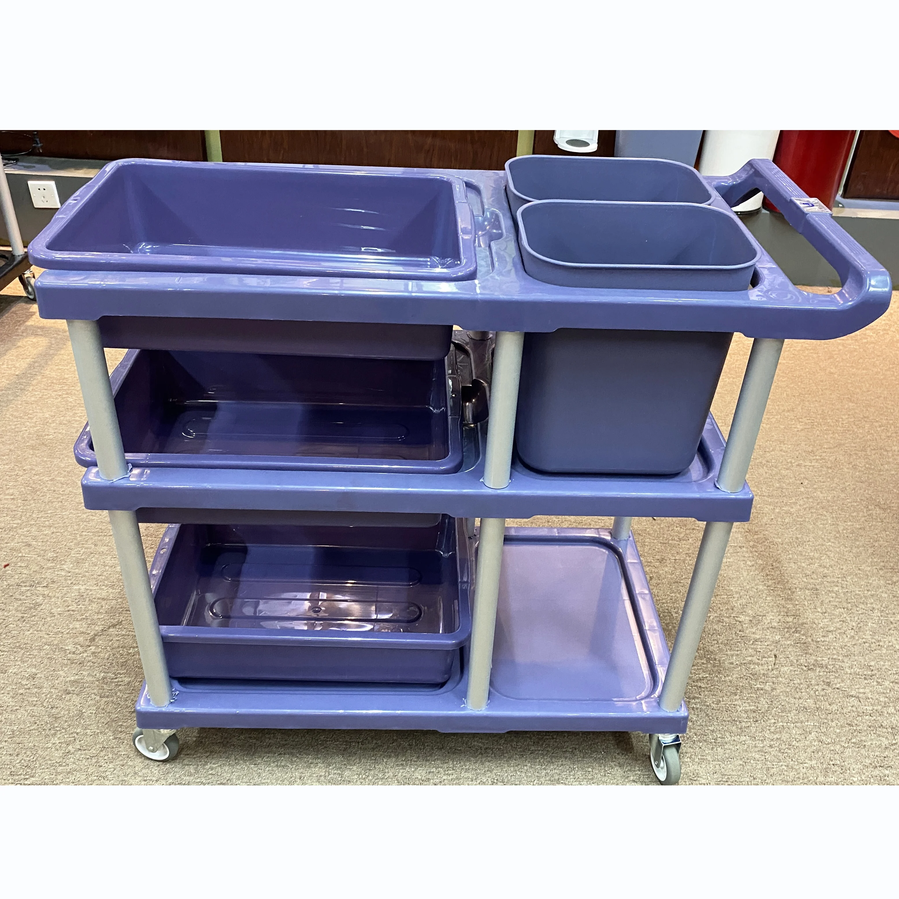 2023 BEAO Wholesaler Fast Food Trolley Kitchen Utility Carts