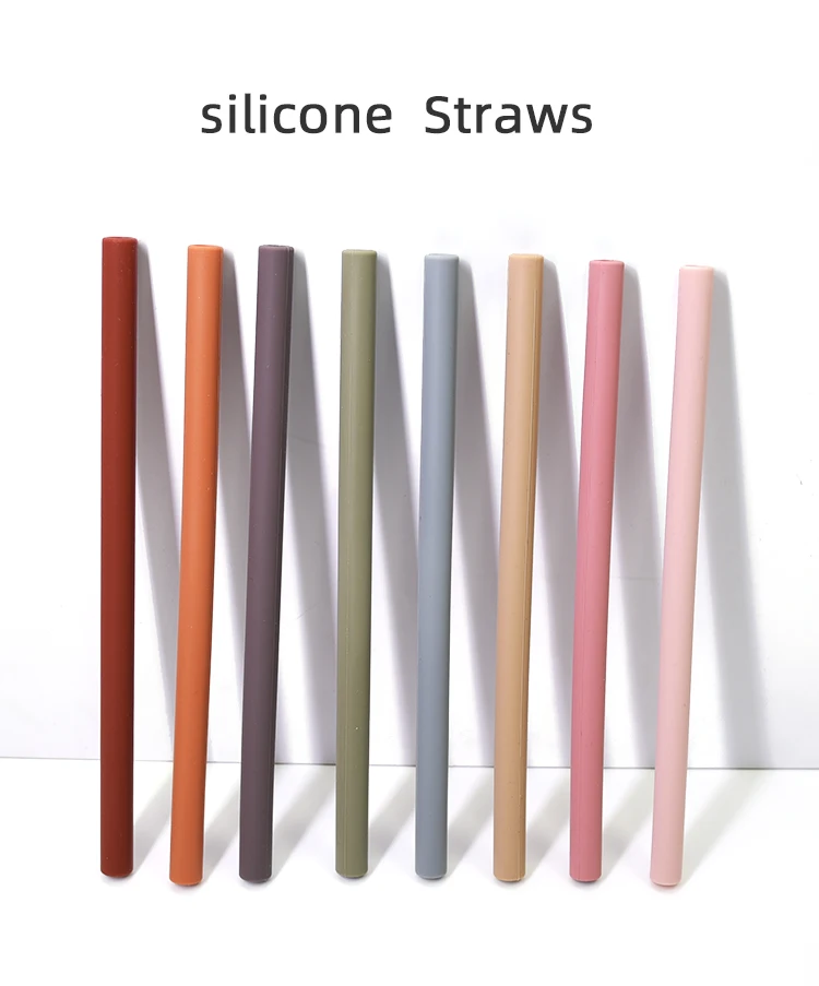 Wholesale Food Grade Approved Eco Friendly Silicone Straws Baby ...