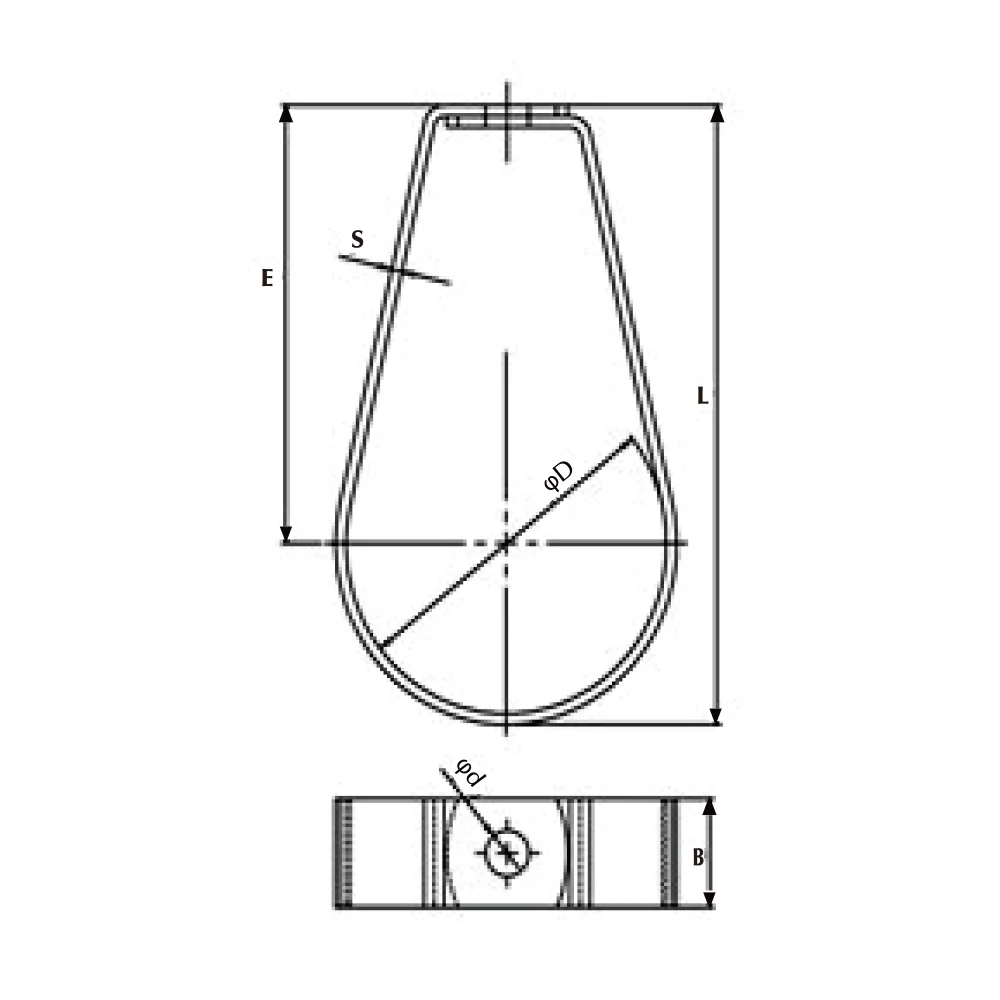 Electro Galvanized Steel Clevis Hanger Metal Pipe Sprinkler Clamp ...