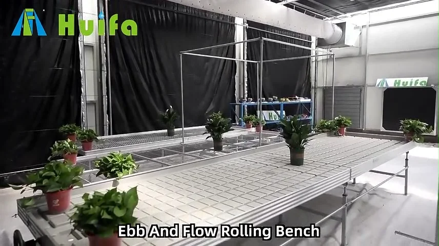 Indoor Plant Nursery Table Movable Greenhouse Nursery Growing Tables ...