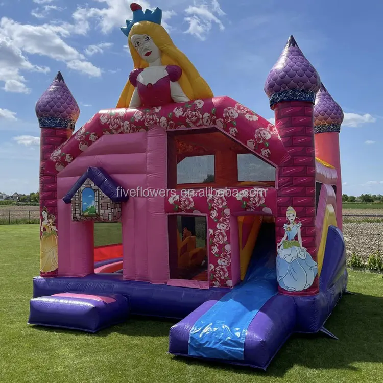 Commercial Princess Chateau Gonflable Inflatable Bouncer Jumping Castle ...
