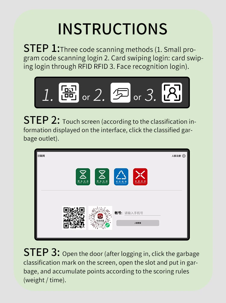 Cctv Monitor Intelligent Waste Classification Equipment Customization ...