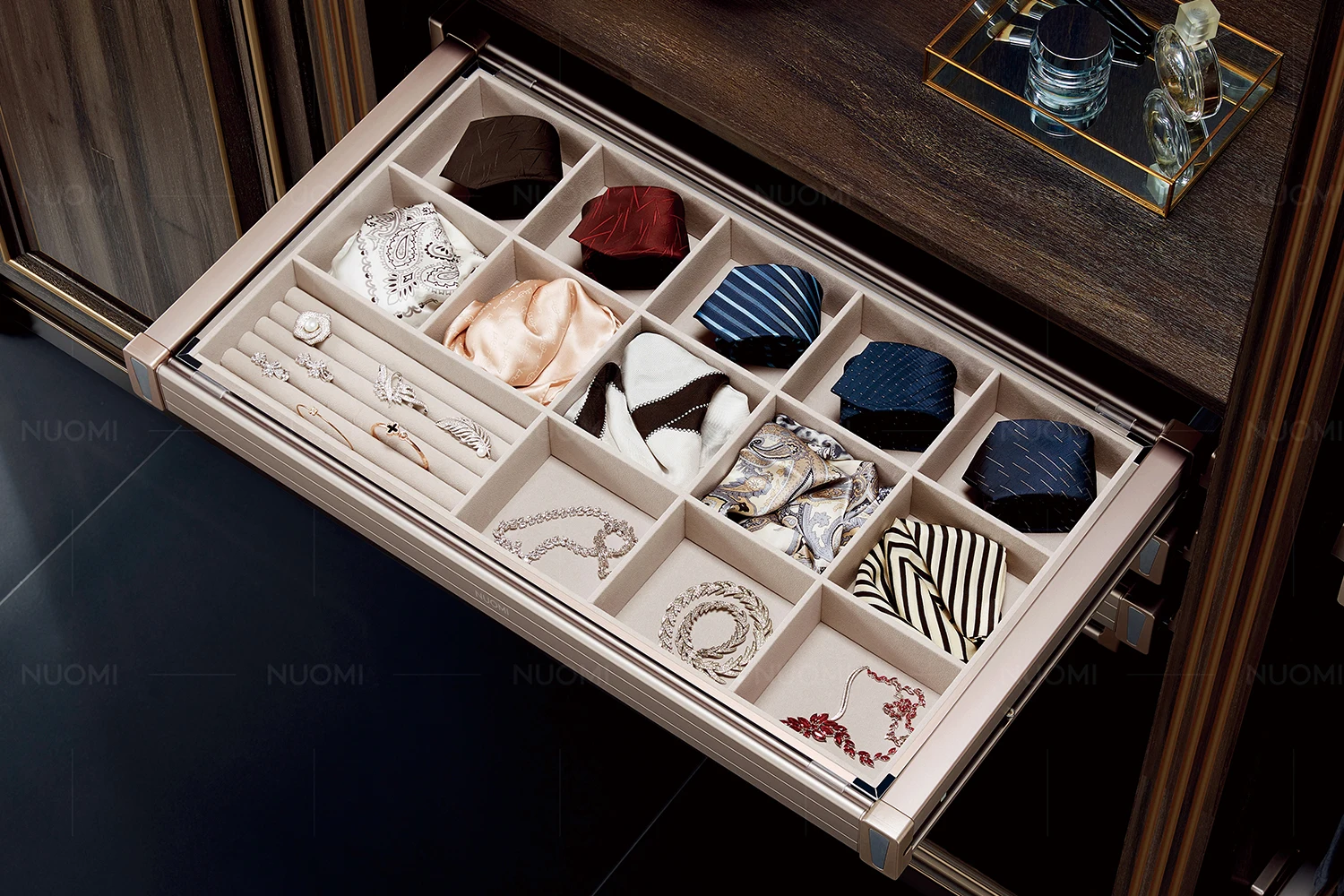 Nuomi Effie Wardrobe Accessories Storage Basket Soft Close Grid Clothes ...