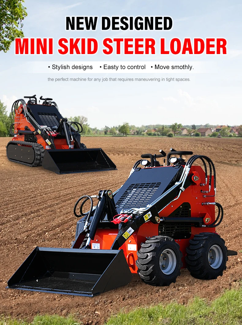High Efficiency Skid Steer Loaders - Perfect for Farms & Construction