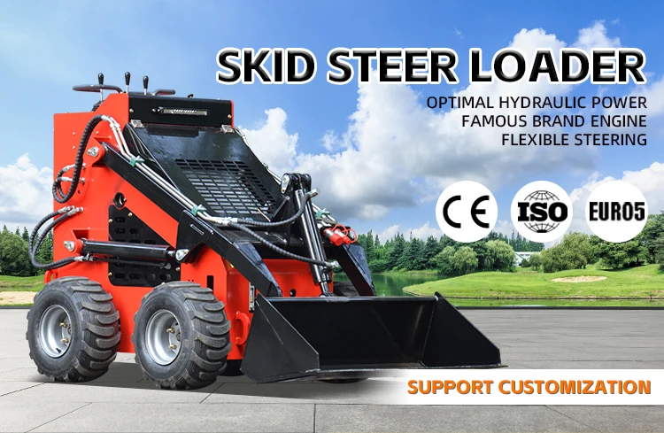 Small Diesel Sliding Loaders One Machine with Crawler Skid Steer Loader ...