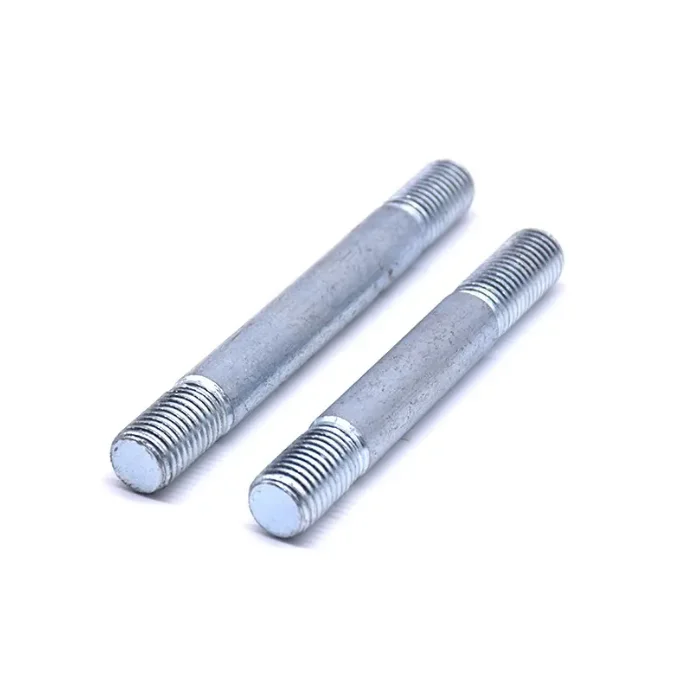 DIN 940 M8 M10 HDG Steel Stud Double End Stud Bolt with Hex Nuts and ...