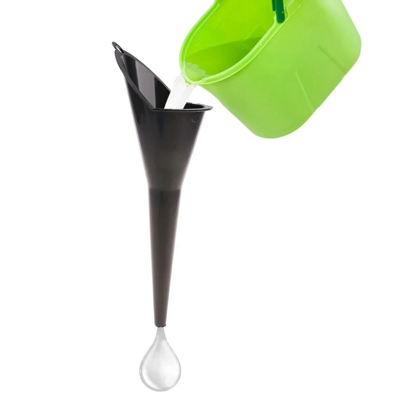 Versatile Long Stem Plastic Funnel for Liquids & Oils