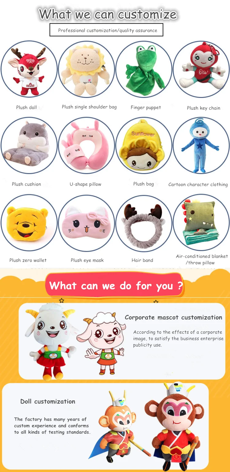 Wholesale Plush Design Anime Human Doll Stuffed Toy Figure Customized ...