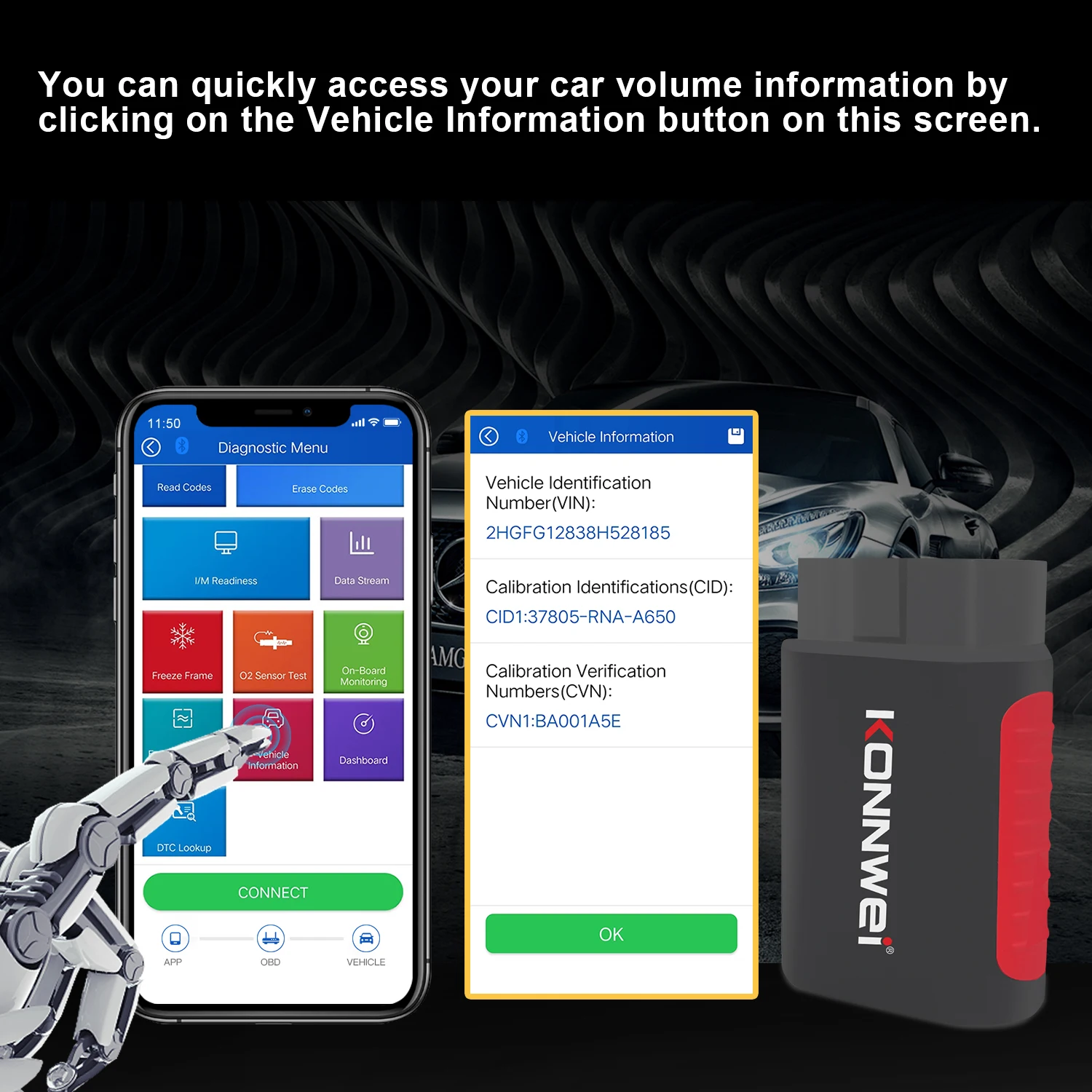 KDIAG Bluetooth Car Scanner - Universal Multi-System Diagnostics