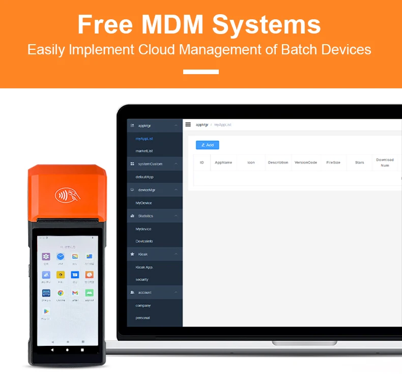 R330 Plus Android 14 3 + 32GB 4G WIFI GMS Handheld POS Pago EDC NFC ...