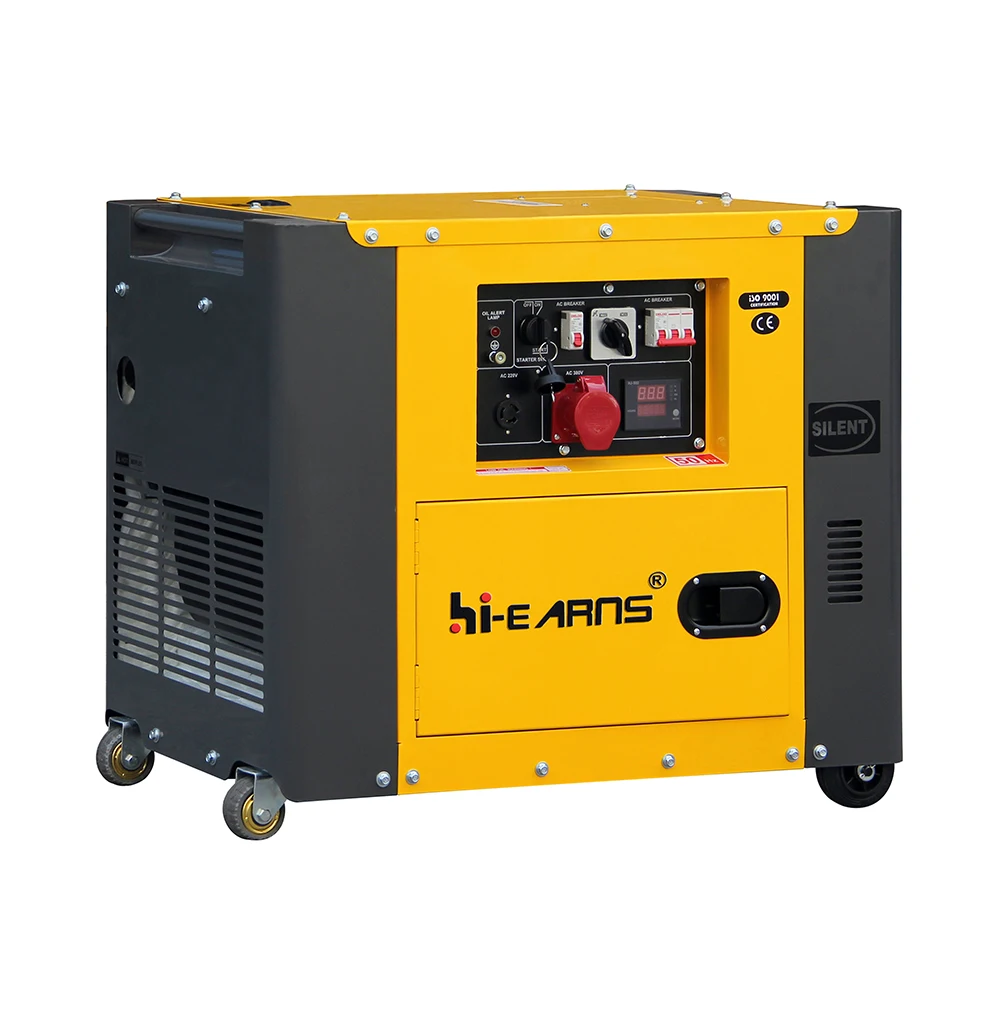 Hiearns-generador portátil de 10kva, alta calidad, 5kw, 6kw, 7kw, 8kw ...
