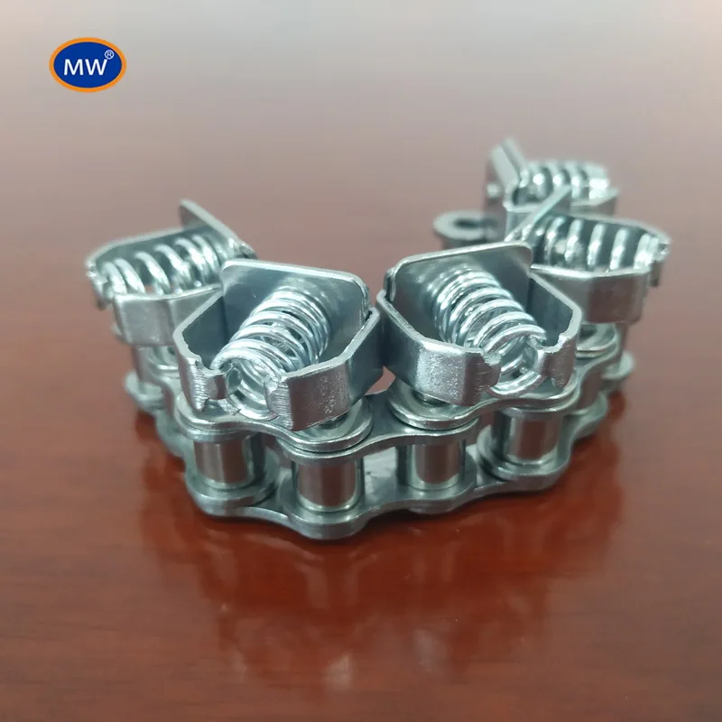 Standard 08b 10b Stainless Steel Gripper Conveyor Chain For Packing ...