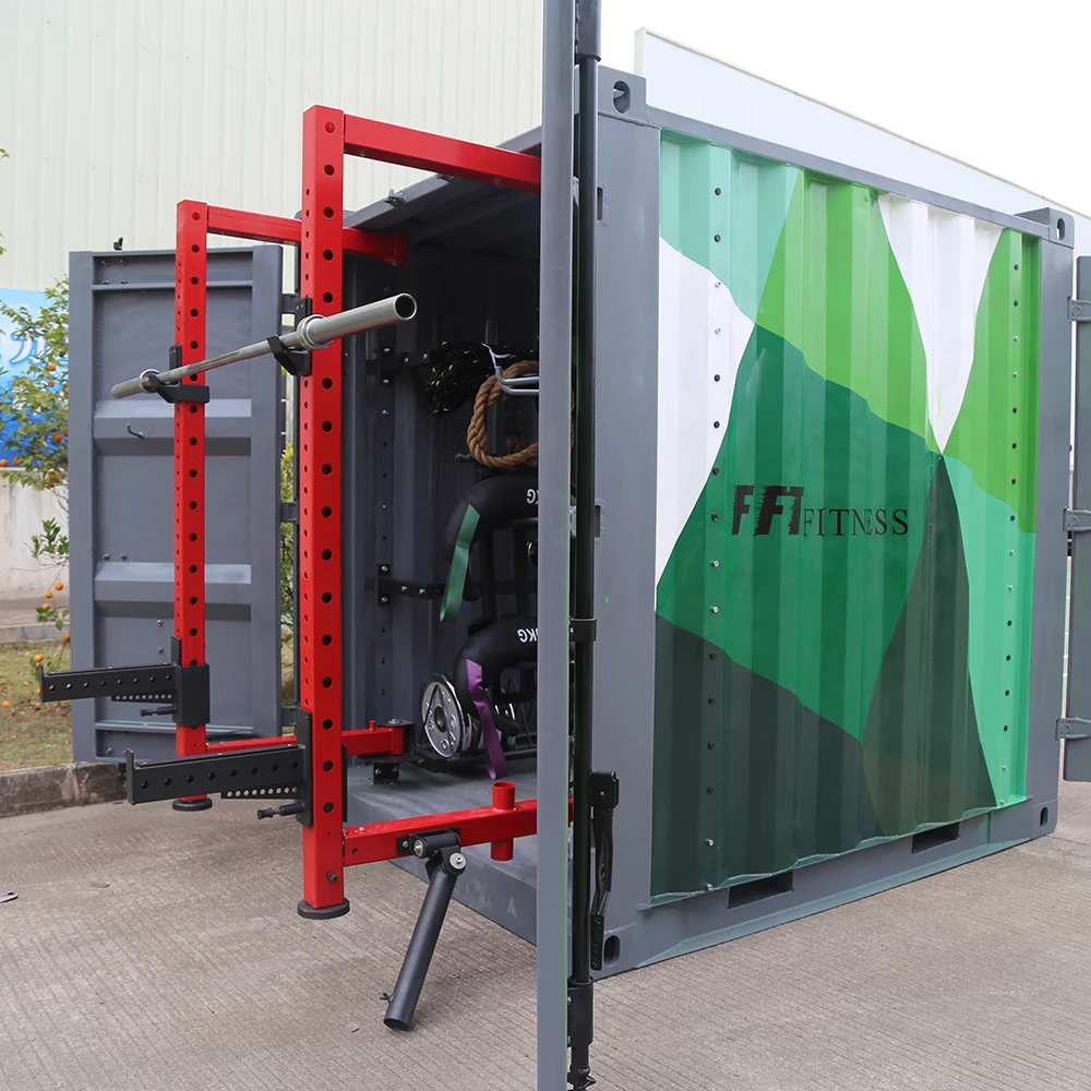 New Design Outdoor Enclosed Open Gym Pod Shipping Outdoor Container Gym ...