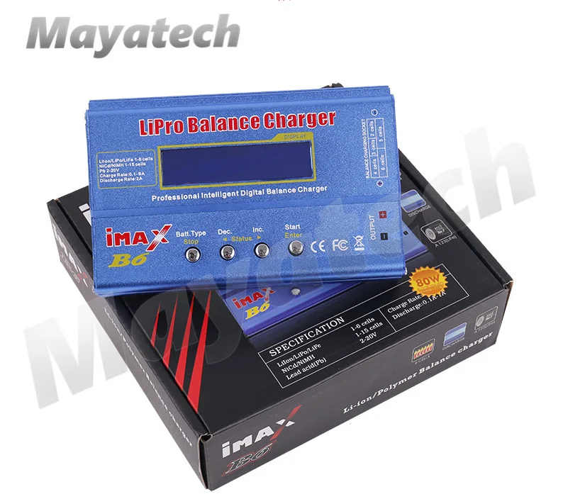 B6 80w Balanced Charger Aircraft Model Lithium Battery Multi-functional ...