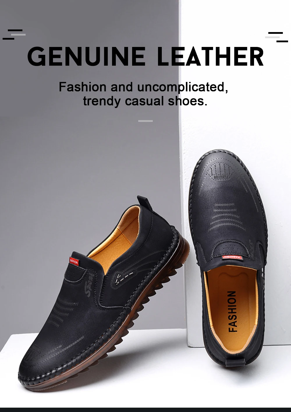 Elegant Cow Leather Height Increasing Cow Leather Shoes Man Leather ...