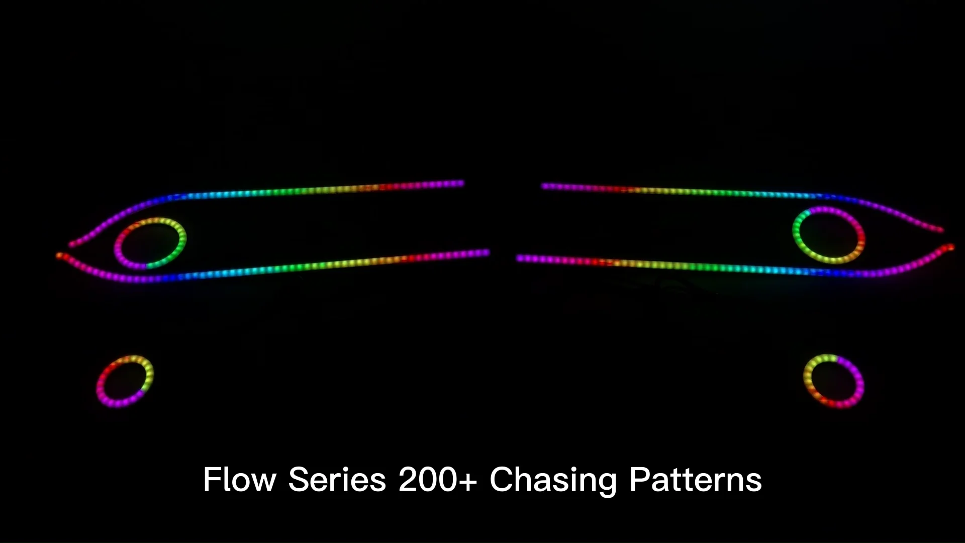 Custom Headlight Led Halos Ring Flowing Led Light With Gel Coating ...