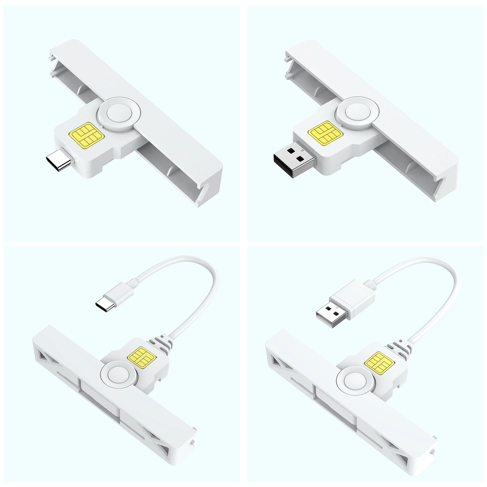 USB C Port DOD Mini Fold ID Debit Credit Bank USB Smartfold Type C ...