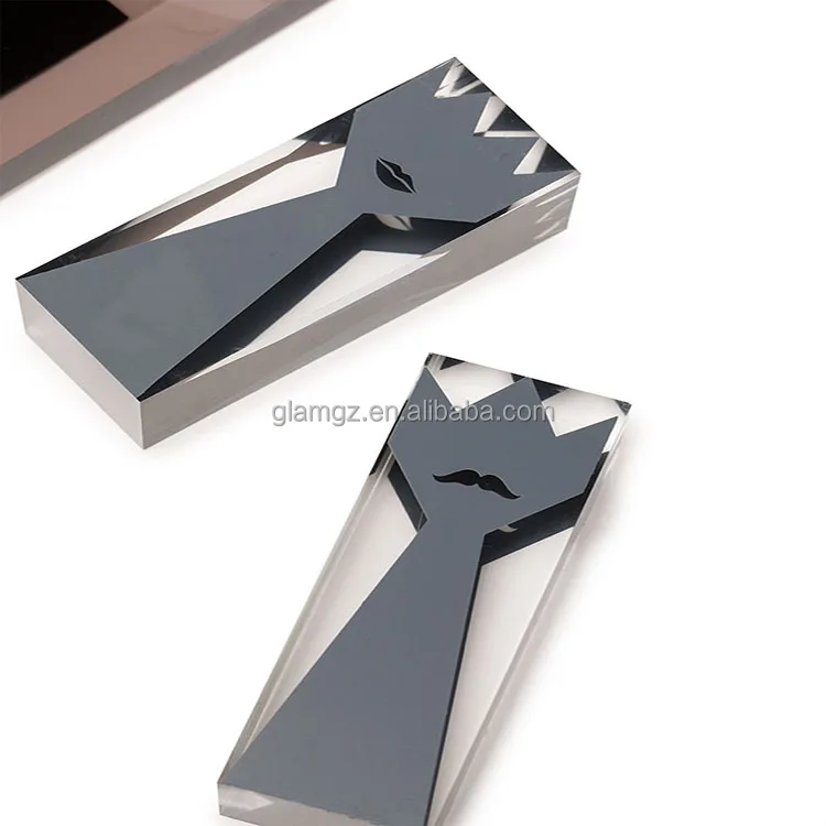 Custom Modern Chess Set - Lucite Table X O Game Set