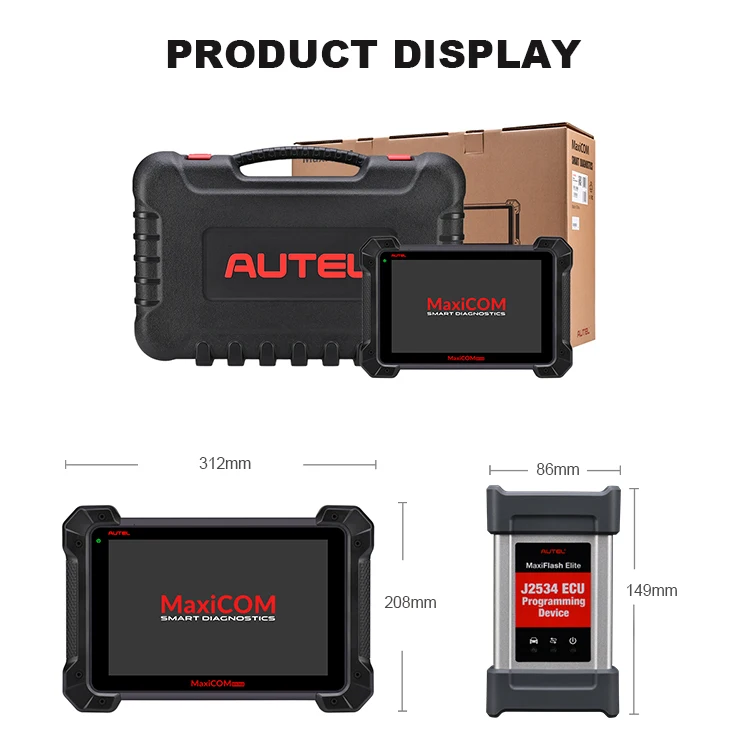 2022 Autel Maxicom Mk908p Car Obdii Ecu Tester Programming Pk Maxisys ...