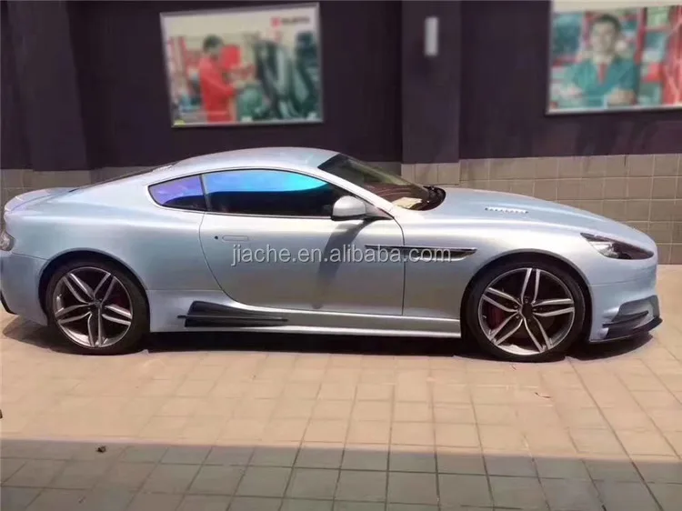 FRP Unpainted Front Bumper Side Skirts for Aston Martin DB9