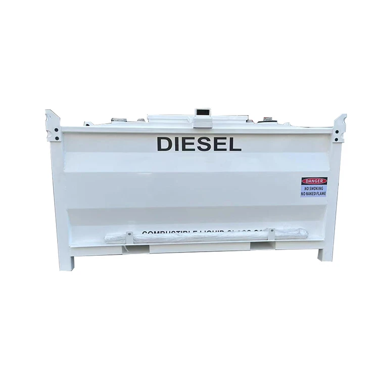 1000L Fuel Tank Gasoline Storage Trans Cube Tank Above Ground Petrol ...