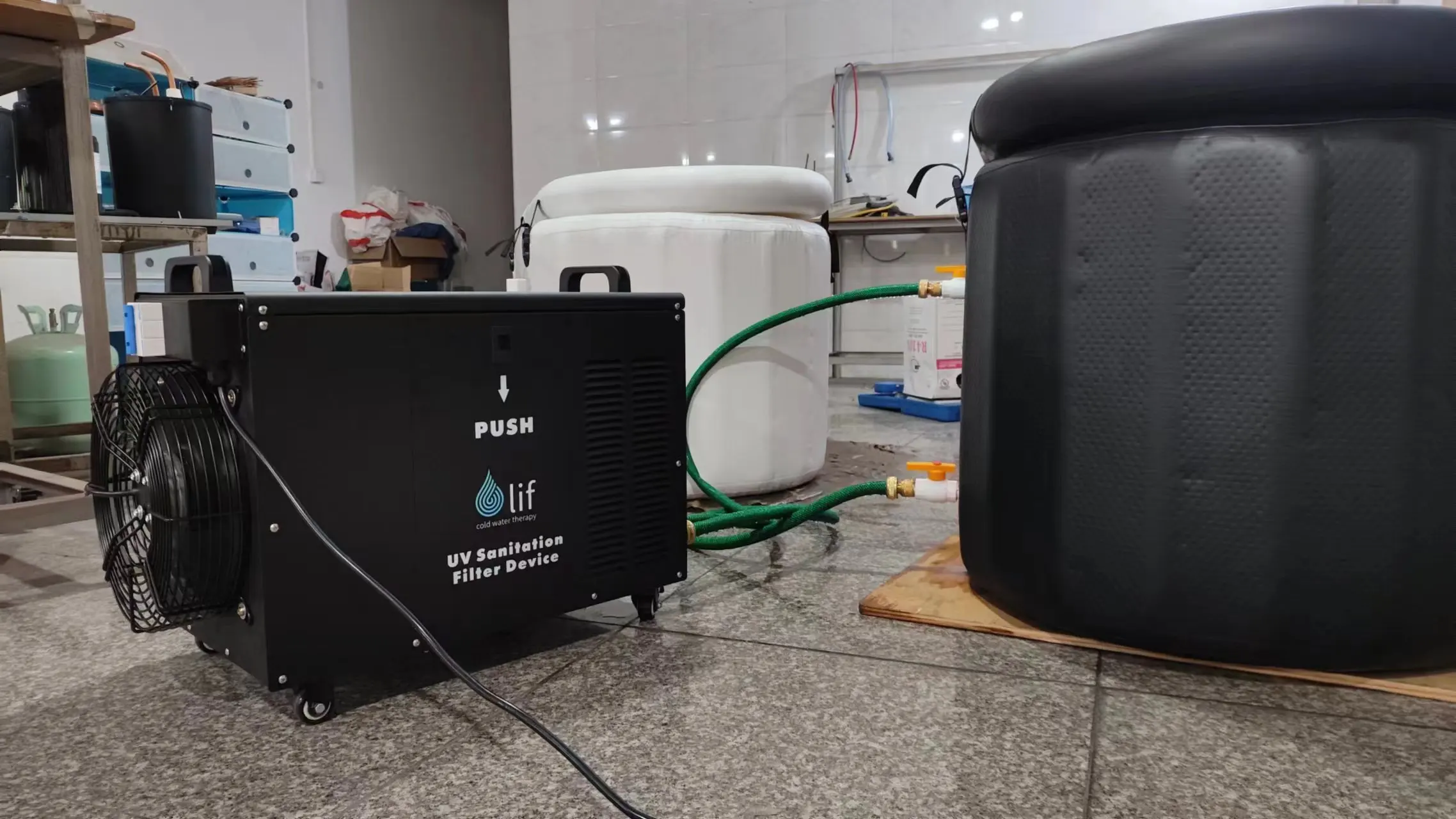 Fast Chilling Athlete Recovery - Wolen Ice Bath Chiller