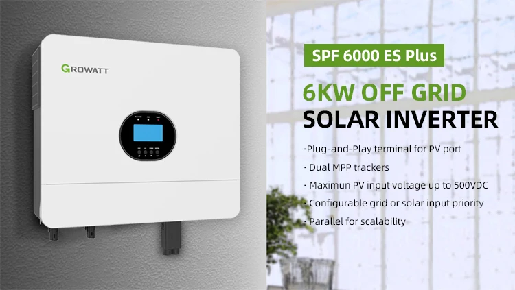 Growatt Spf6000es Plus 48v Solar Inverter 6kw 6000w Electric Power ...