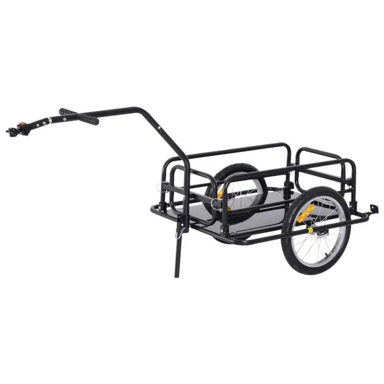 Foldable Bicycle Cargo Trailer - Collapsible Bike Trailer with ...