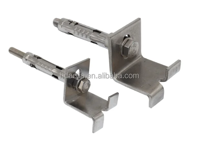 Factory Carbon Steel Gi Angle Marble Stone Cladding Fixing System Up ...