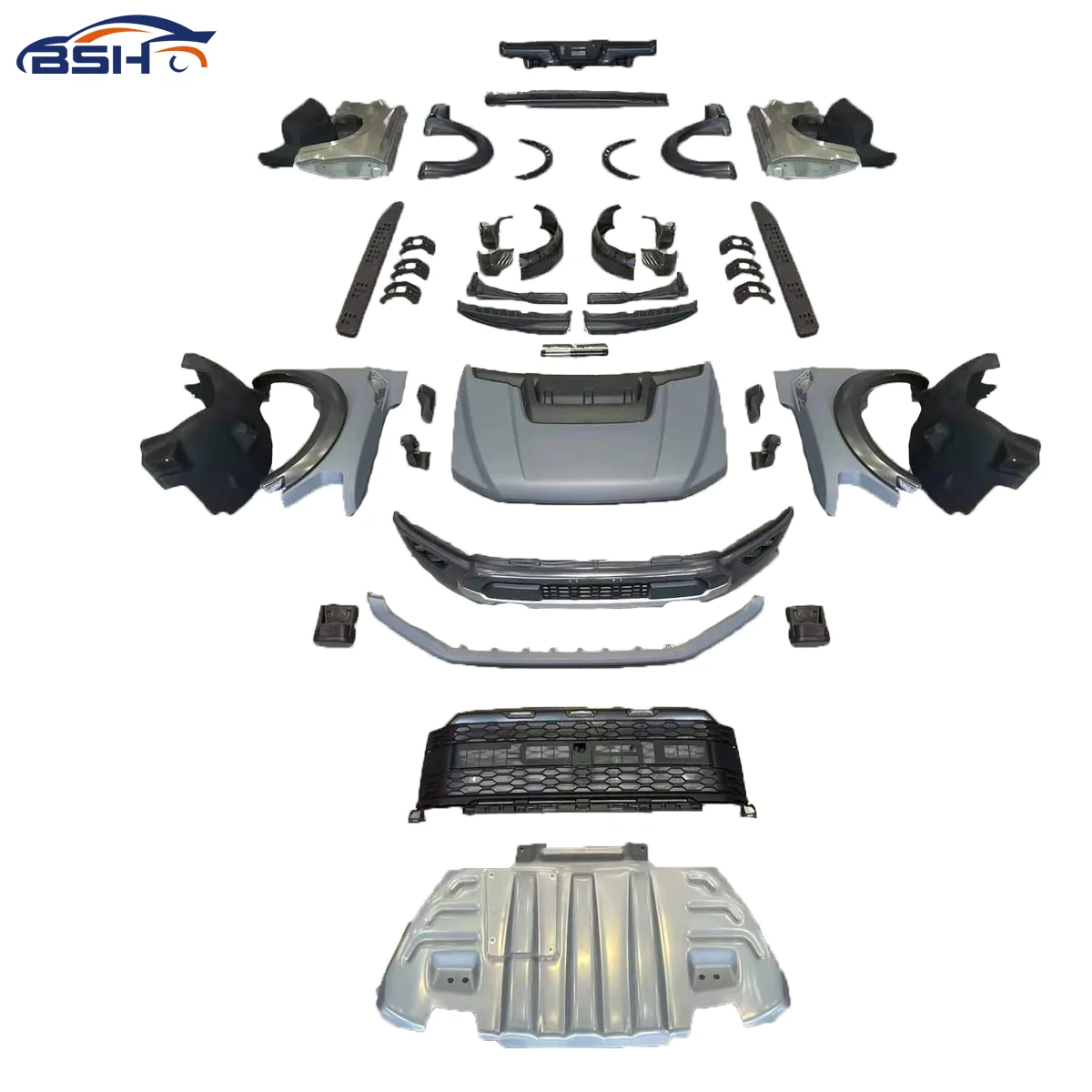 Car Accessories Full Body Kit For Ford F150 Raptor Style Wide Body ...