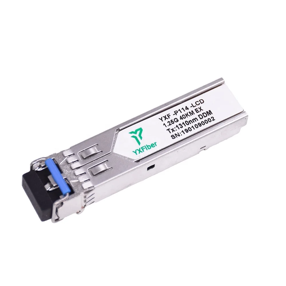Fiber Single Mode Sfp 1g 1.25g Bidi Sfp Tx-1310nm /rx-1550nm 20km Ddm Transceiver Module For ...