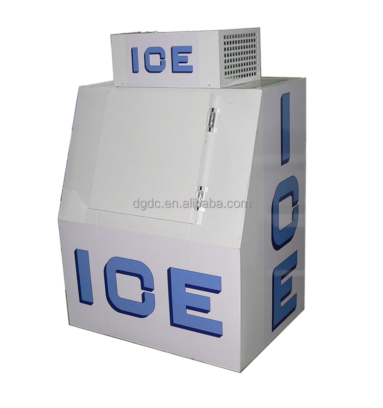 Refrigerated Outdoor Ice Box - Efficient Bagged Ice Storage