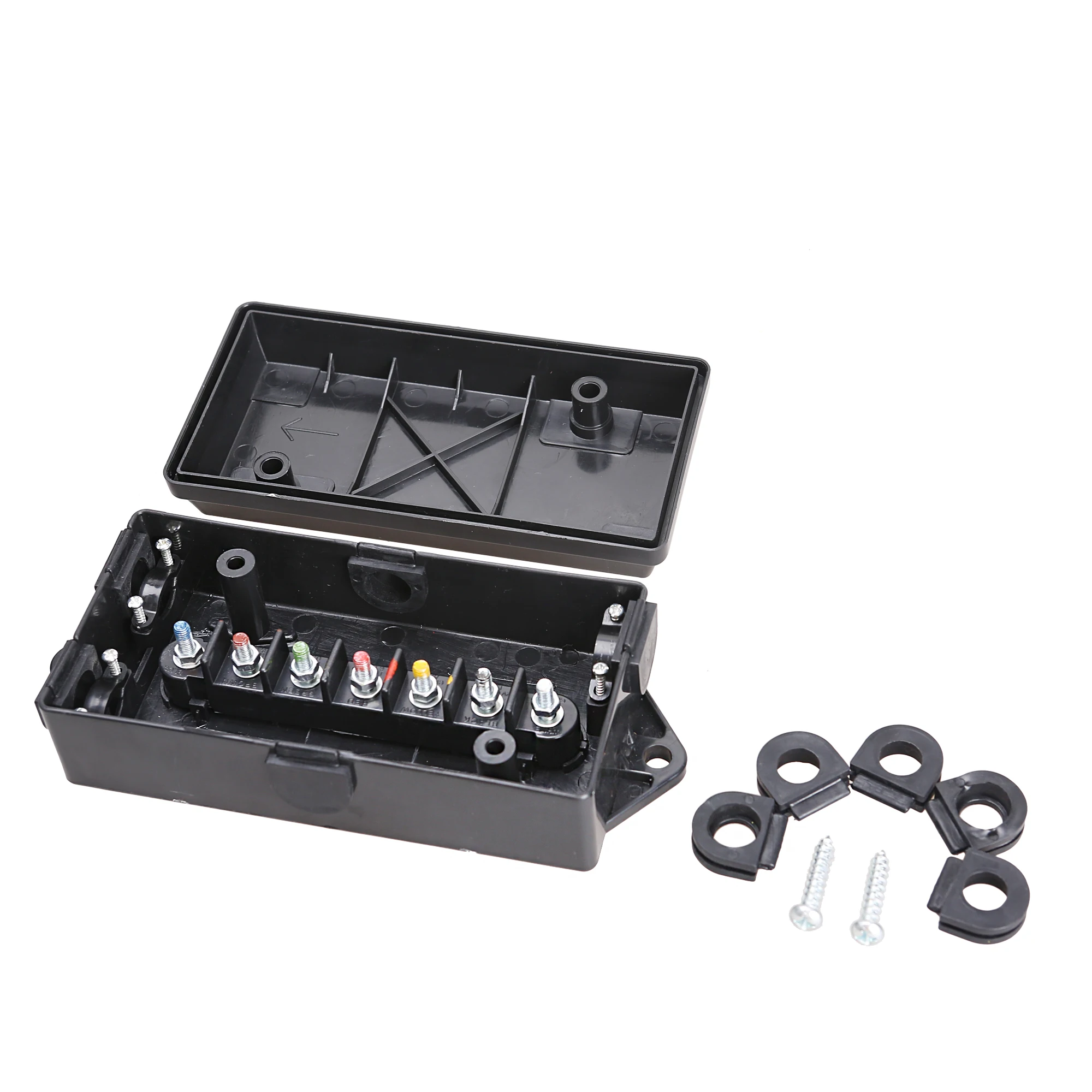 7 Way Trailer Junction Box Weatherproof 7 Pin Trailer Wiring Box ...