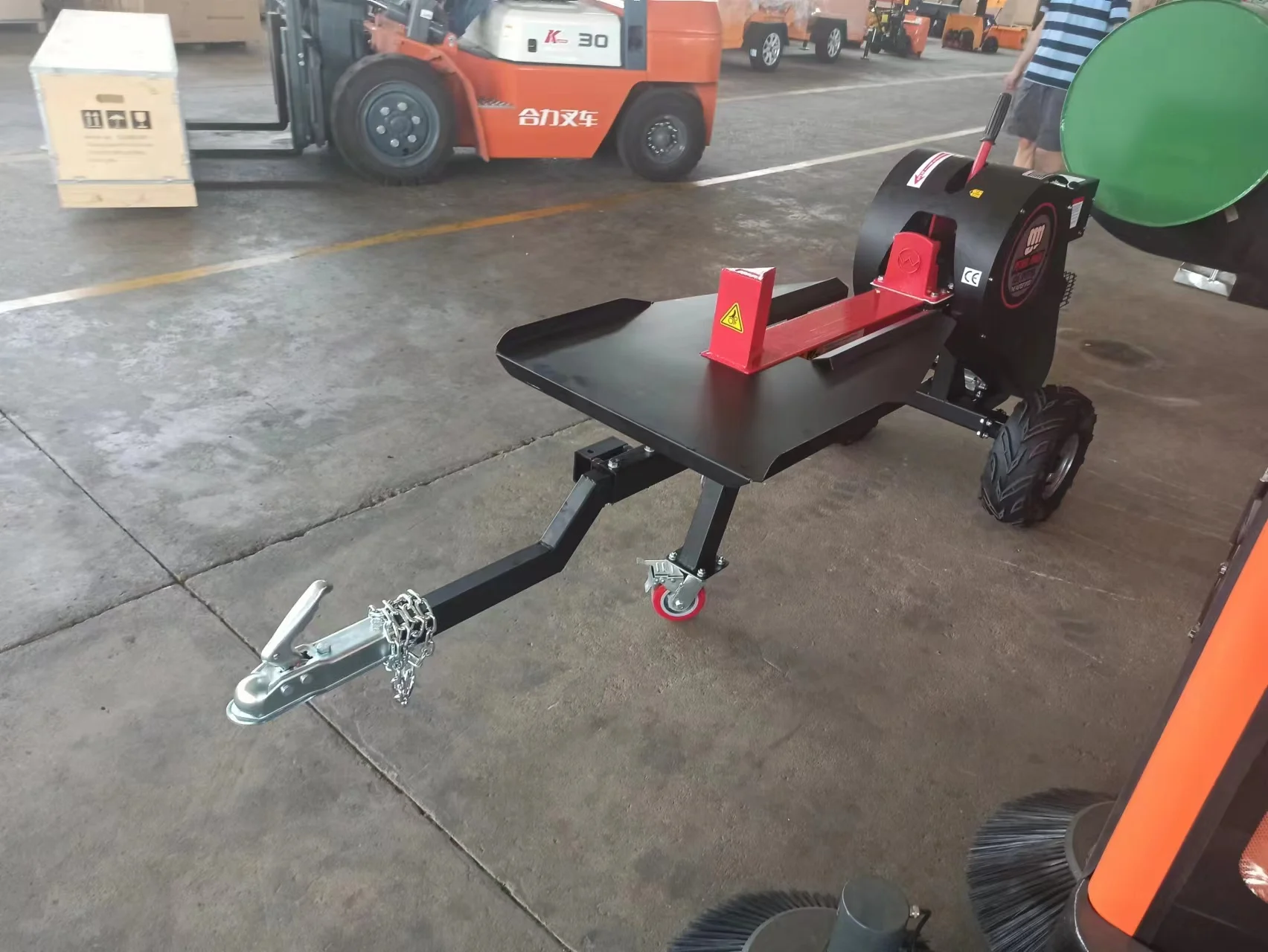 Forestry Hydraulic Log Splitting Machine - Efficient Wood Cutter
