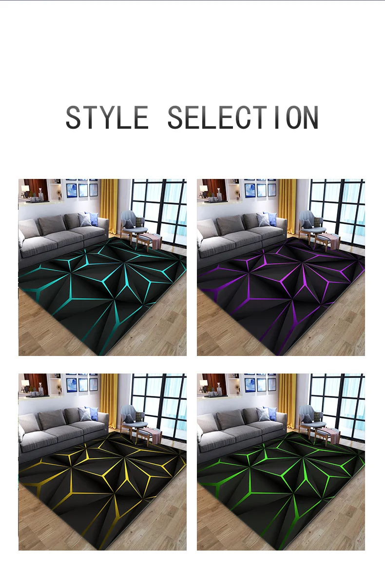 Modern New Customized Design Carpets And Rugs Chinese 3d Printed Rugs ...
