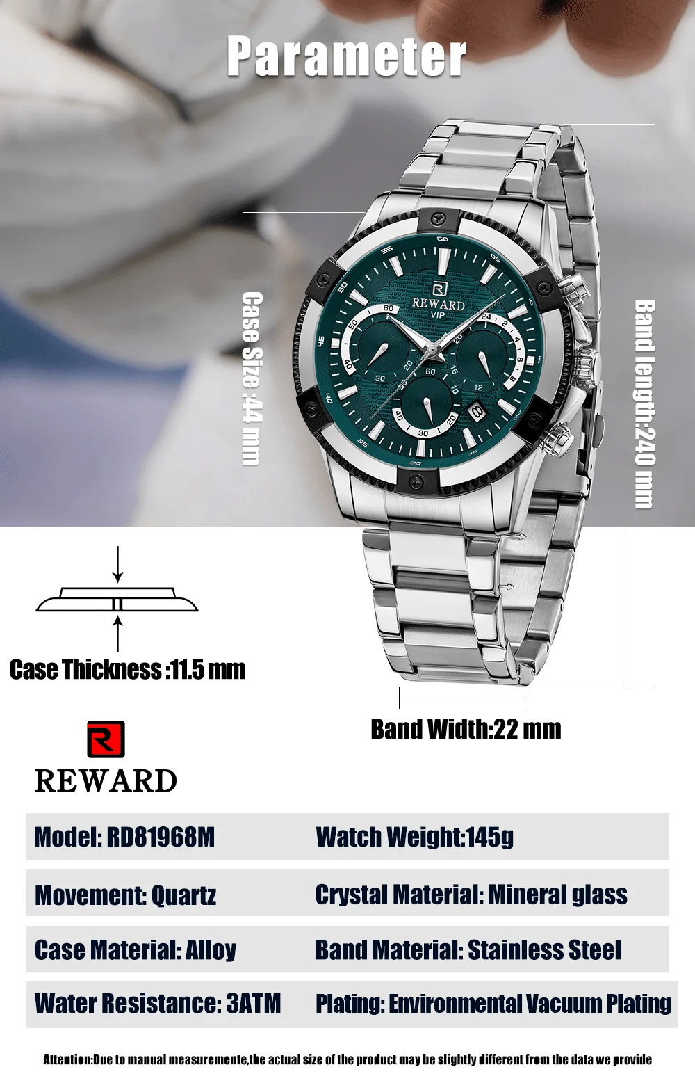 Shop REWARD Watches - Custom Quartz Wrist Watches for Men