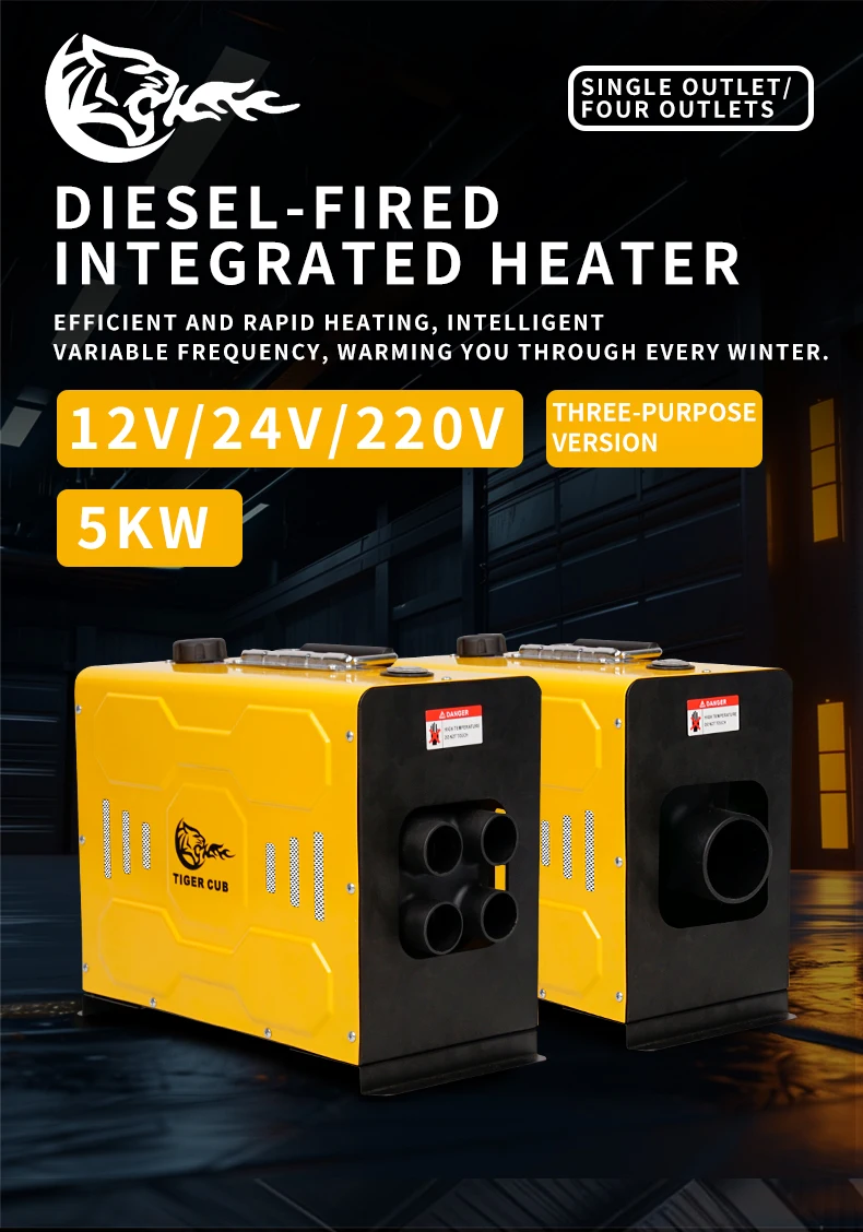 Tiger Cub 220v/12v Diesel Heater - Efficient Heating Solutions