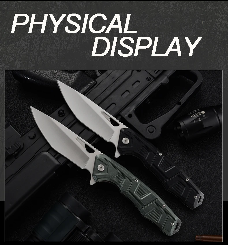 Aluminium Handle Tactical Folding Pocket Knife 3cr13 Stainless Steel ...