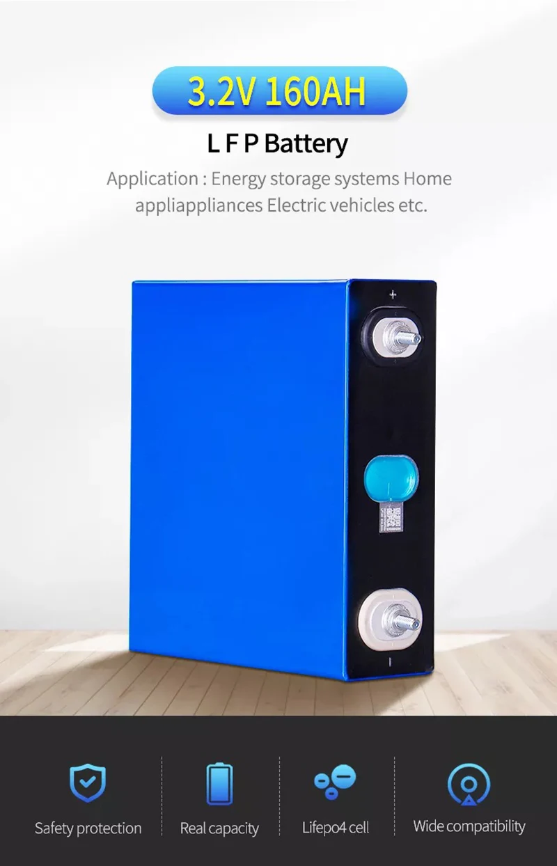 CATL LiFePO4 프리즘 배터리 LF160 LFP 3.2V 160Ah 163Ah 166Ah 리튬 철 인산염 전지 ...