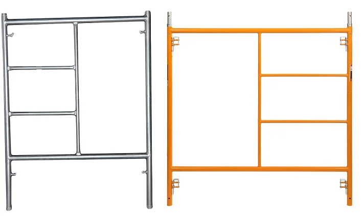 H Type Frame Scaffold Set Iron Steel Frame Construction Mobile Walkthru ...