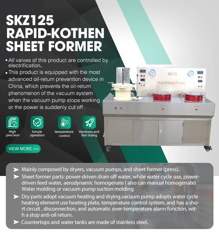 Cheap Factory Price Iso5269 Rapid-kothen Paper Automatic Sheet Former ...