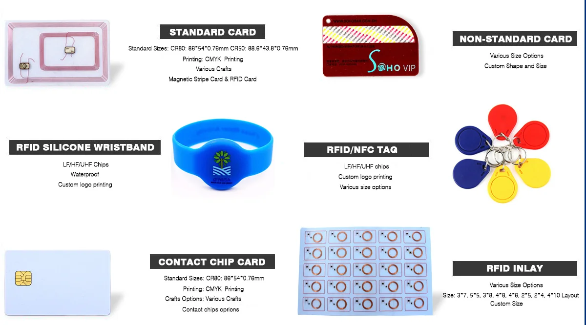 Printable Blank Smart Cards with SLE 5542 & SLE 4428 IC