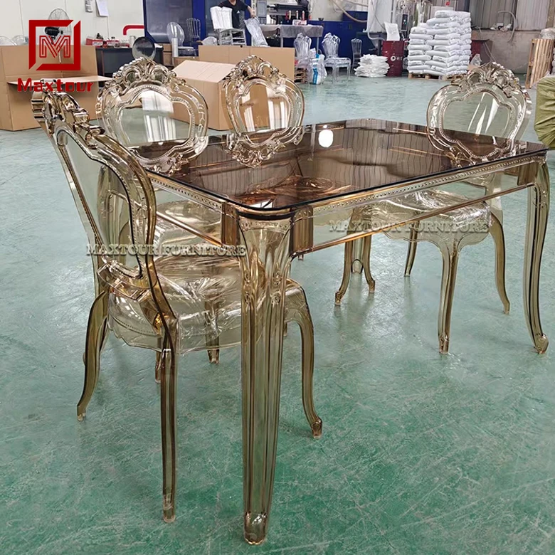 Modern PC Acrylic Glass Wedding Tables Event Furniture for Wedding ...