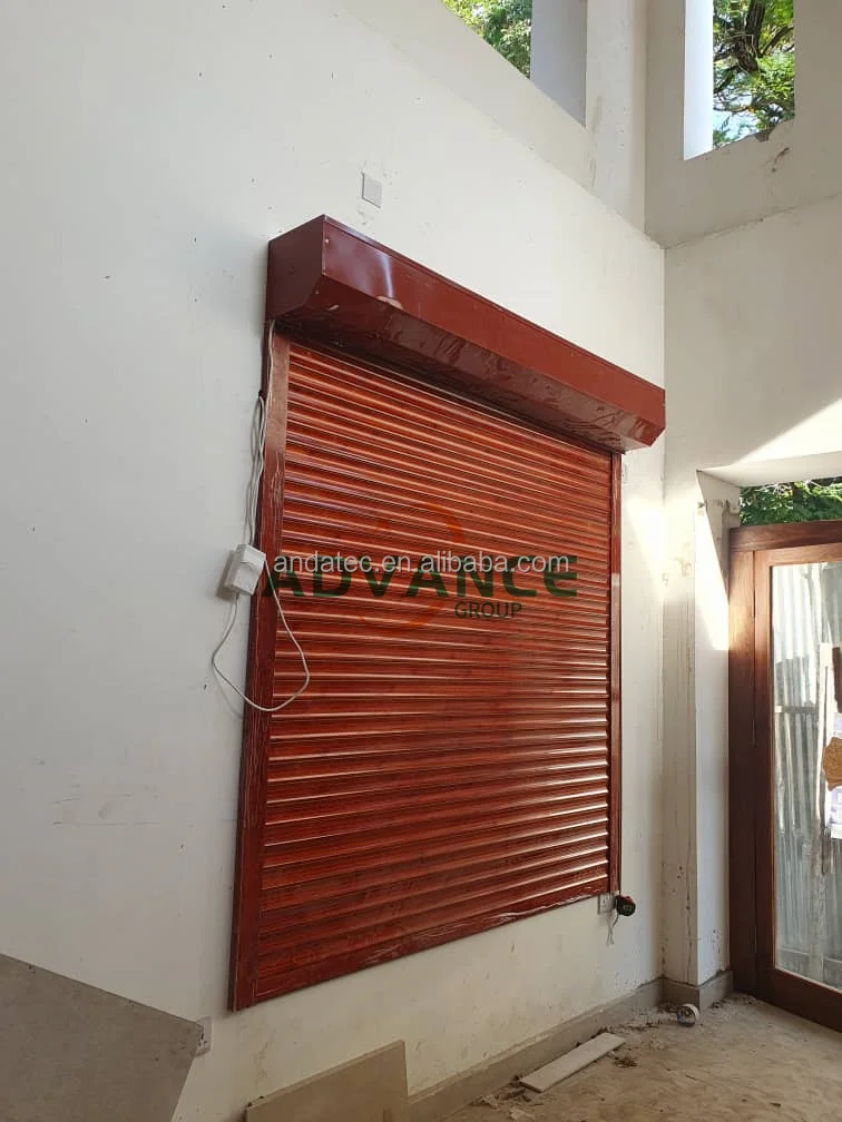 Customizable Electric Aluminum Roller Shutter Window & Security Door