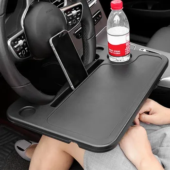 Car Steering Wheel Desk Multi-functional Portable Car Laptop Table Food ...