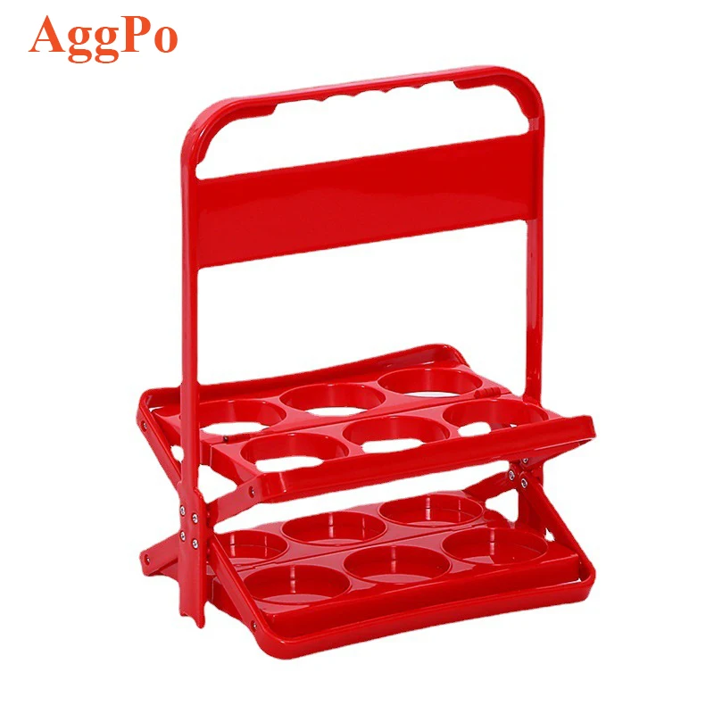 Customized Portable Beverage Rack Bar Ktv Portable Six-bottle Portable ...