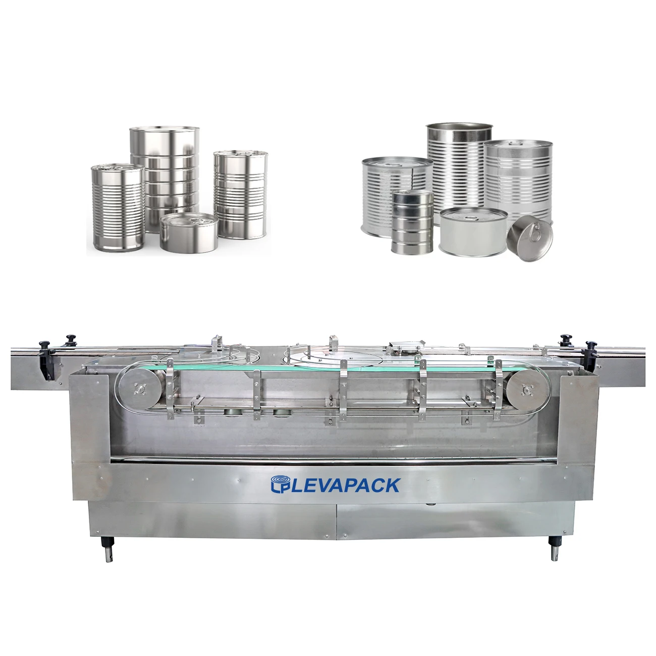 Magnetic Can Cleaning Machine Magnet Conveyor Hot air Blowing Tinplate ...