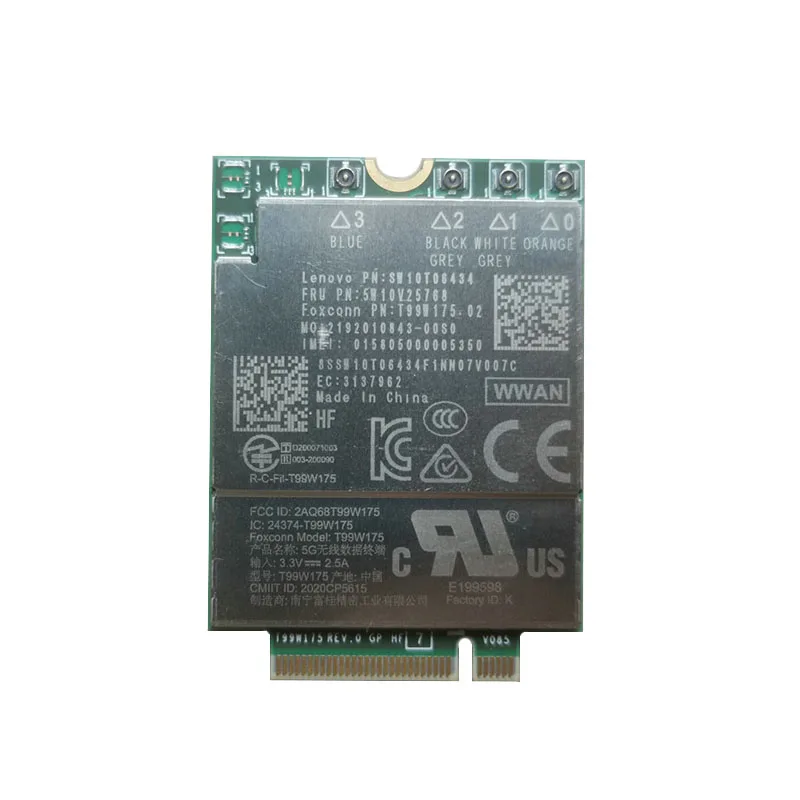 T99W175 Qualcomm X55 5G Module for Thinkpad X1 Carbon 9th Gen
