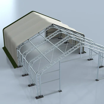 Portable Outdoor Fabric Prefab Storage Building Waterproof Top Pvc ...